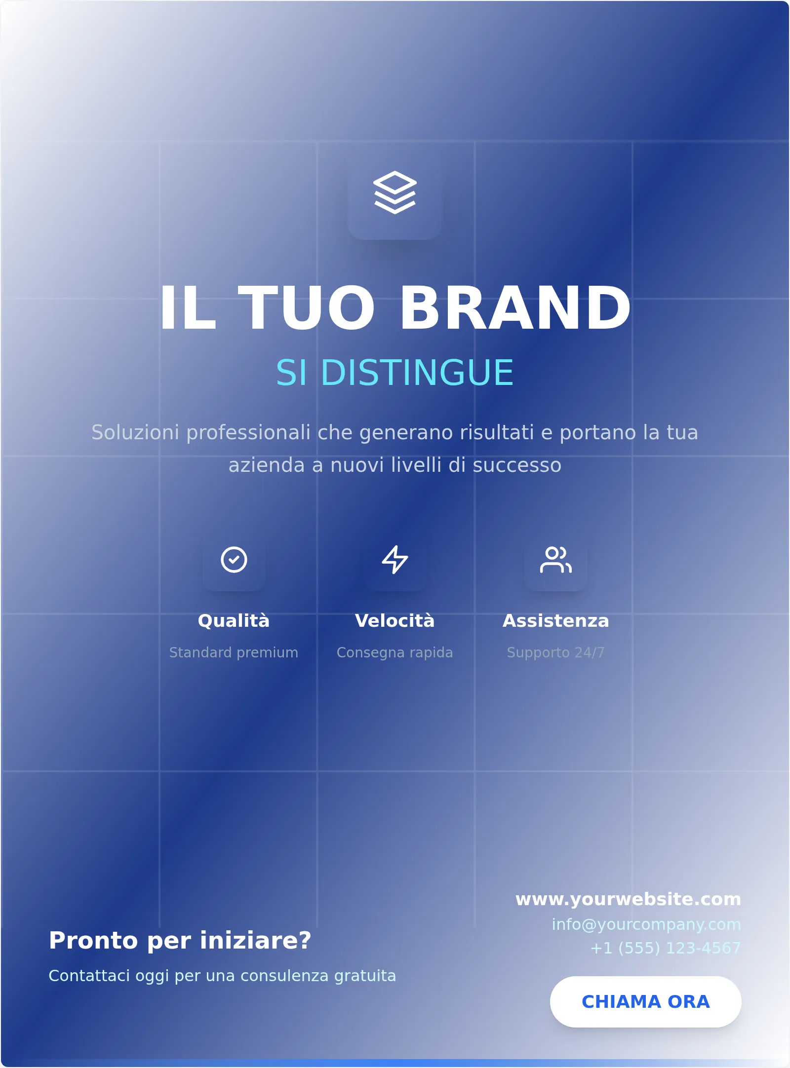 Modello Professionale per Banner Avvolgibile - Pronto per la Fiera